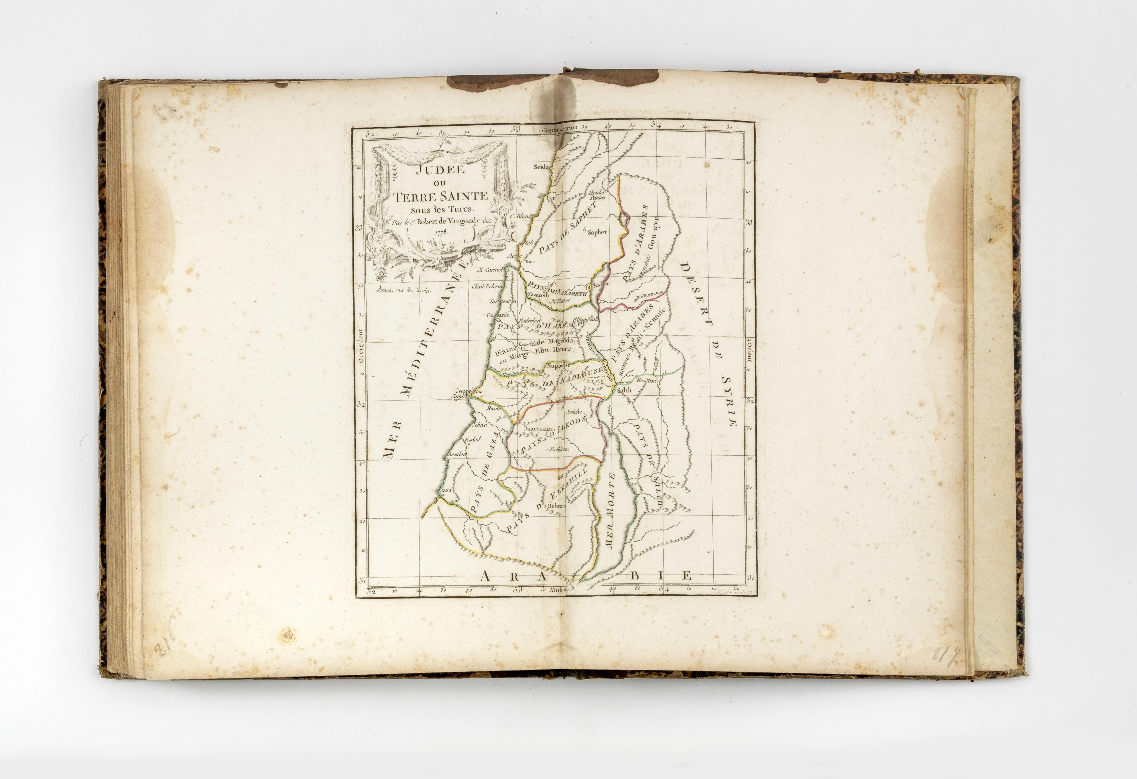 "Nouvel Atlas Portatif" – Atlas for Students with Hand-Colored Maps ...