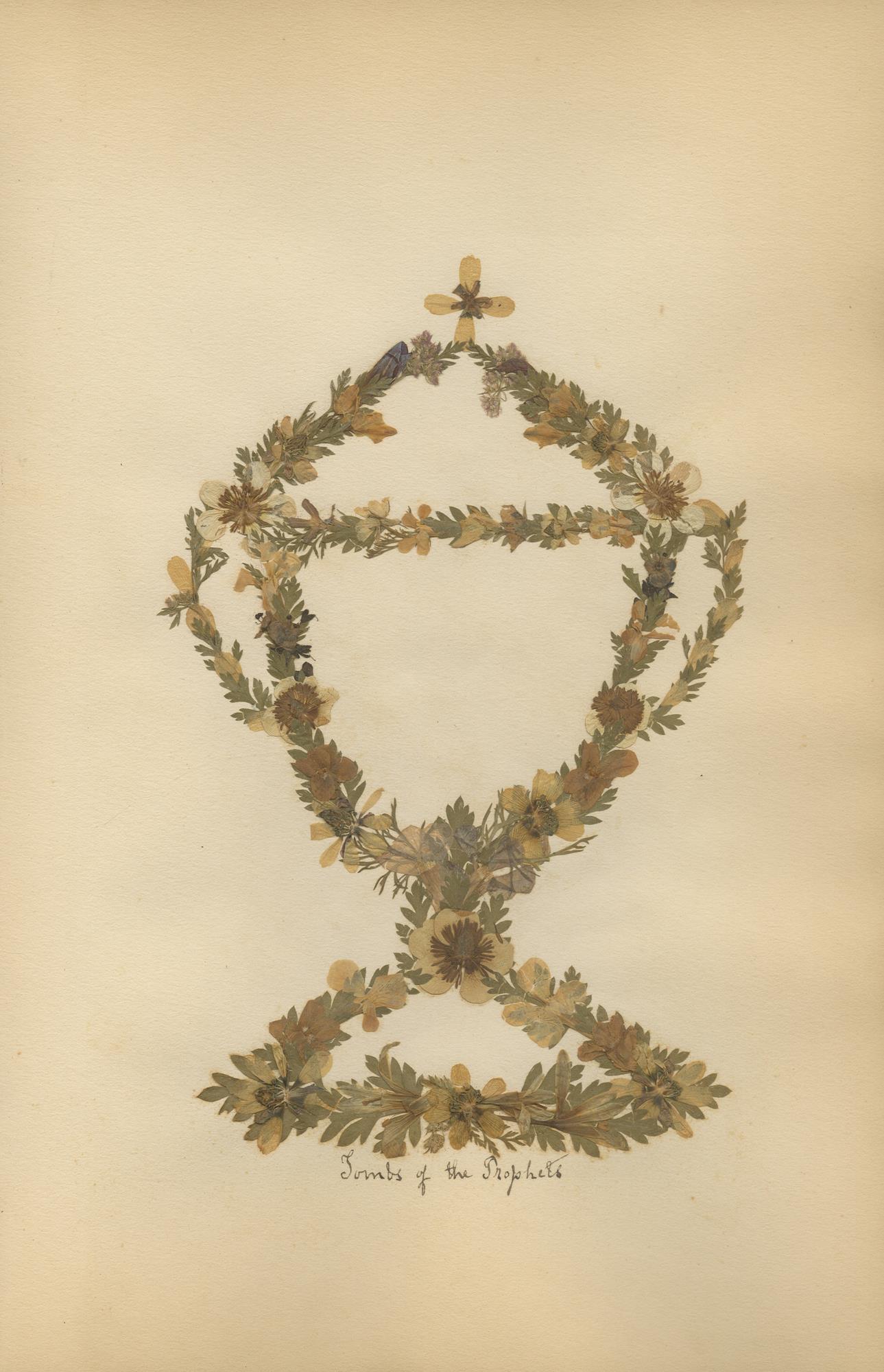 Pressed Flowers Album – Jerusalem, 1871 – Rare Flower Arrangements ...