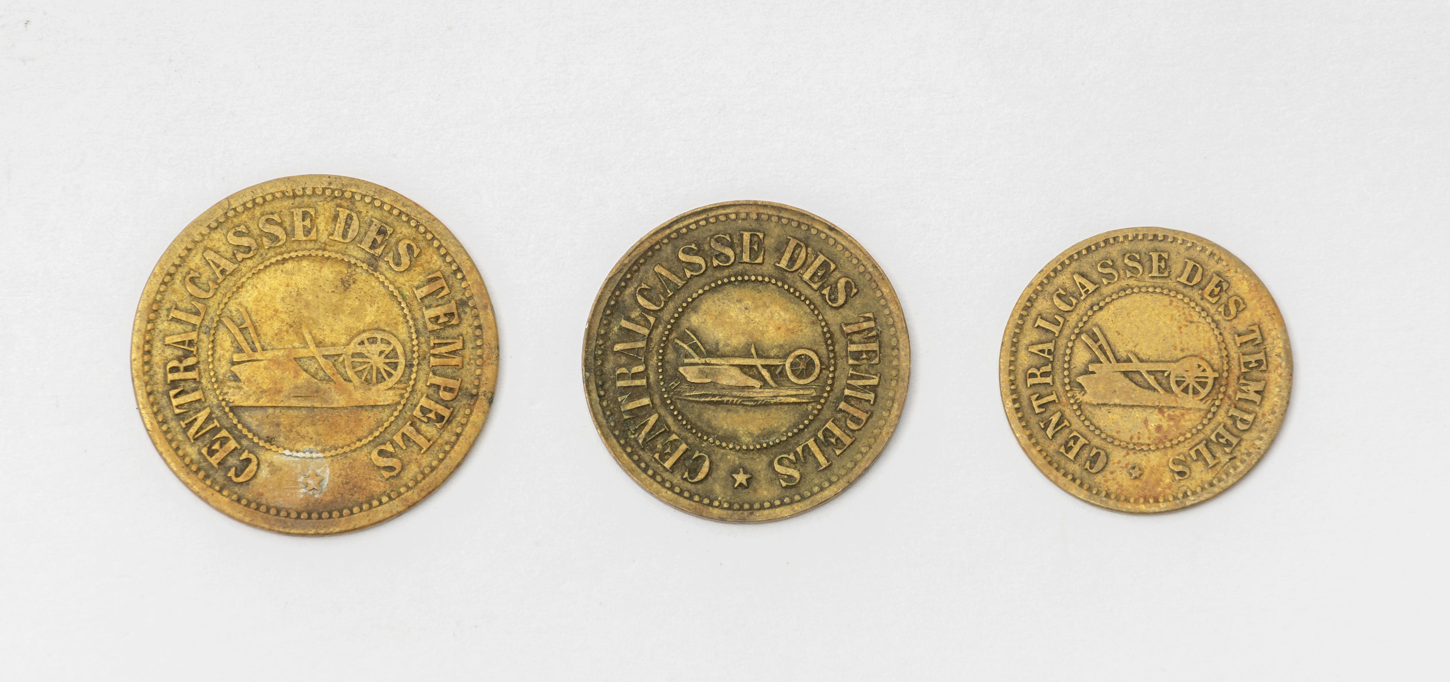Assortment of Templer Tokens | kedem Auction House Ltd.